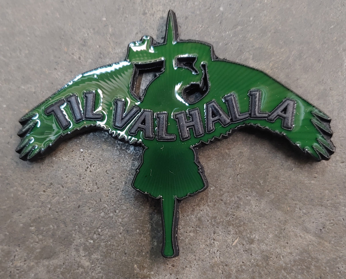 Til Valhalla Coin - OD Green & Matte Black - 2.75" – Legacy Designs